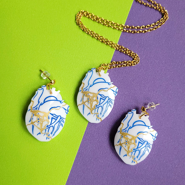 Kintsugi Heart Necklace – Sugar & Vice