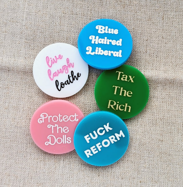 Make A Statement Badges – Sugar & Vice