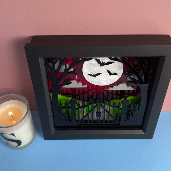 Cemetery Shadow Box – Sugar & Vice